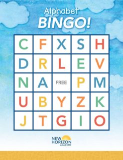 Alphabet BINGO Instructions & Materials - New Horizon Academy