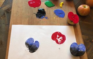 Apple Painting Activity - New Horizon Academy