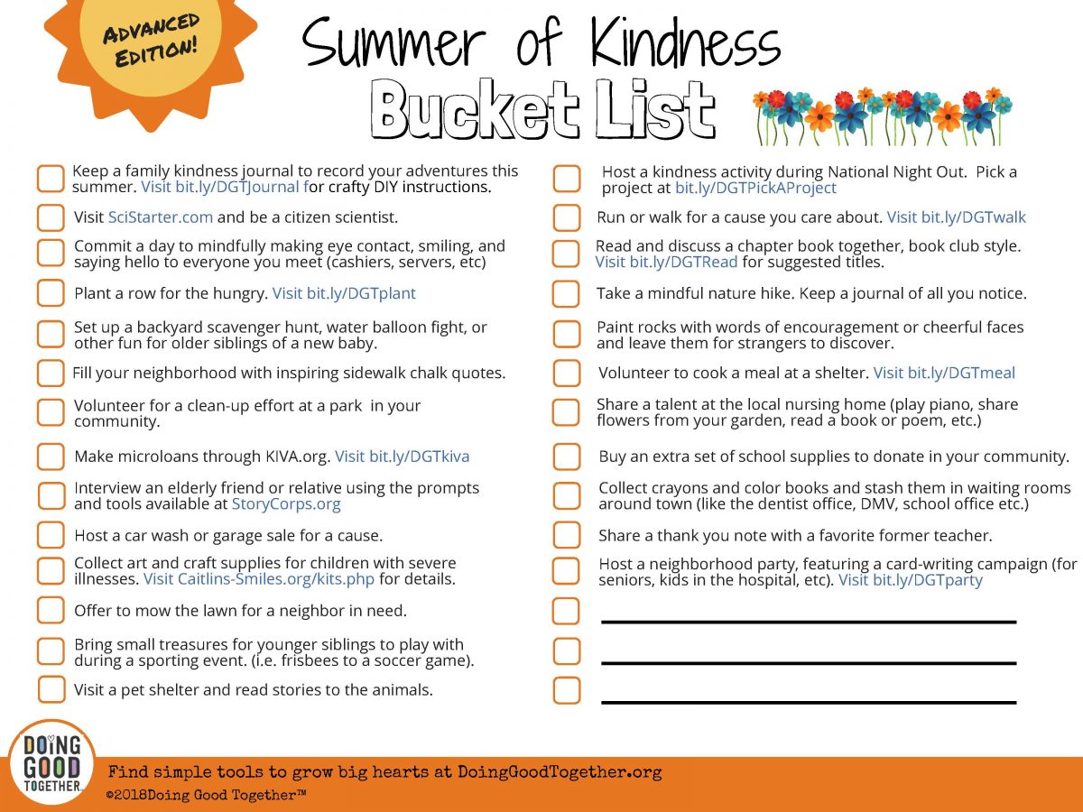 A Summer of Kindness - New Horizon Academy