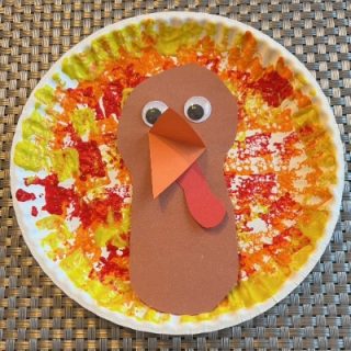 Sponge Paint Turkey Craft for Kids - New Horizon Academy